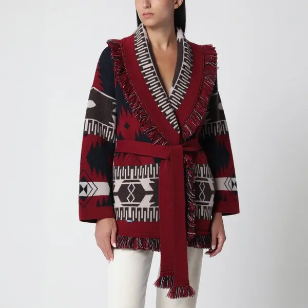 Alanui Icon Jacquard Cashmere Cardigan