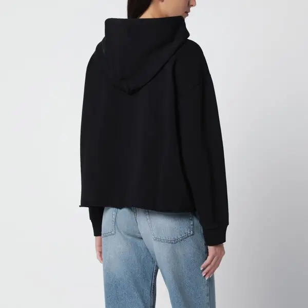MAISON MARGIELA Cotton Hoodie With Numeric Logo Patch