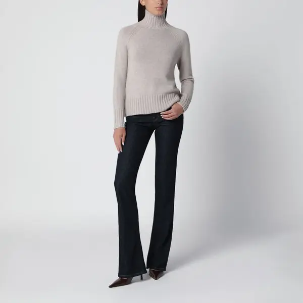 Max Mara Turtleneck Sweater In Wool And Cashmere