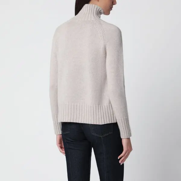 Max Mara Turtleneck Sweater In Wool And Cashmere