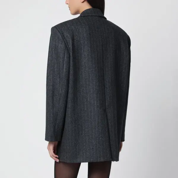 Andamane Margaux And Black Textured Jacket
