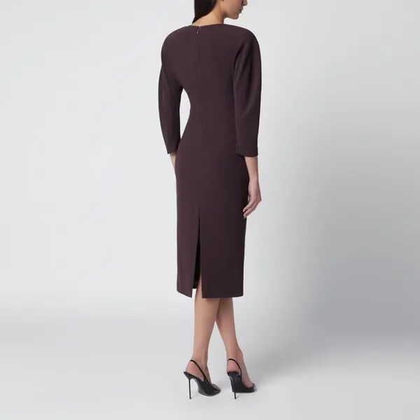 Andamane Rouge Noir Midi Dress
