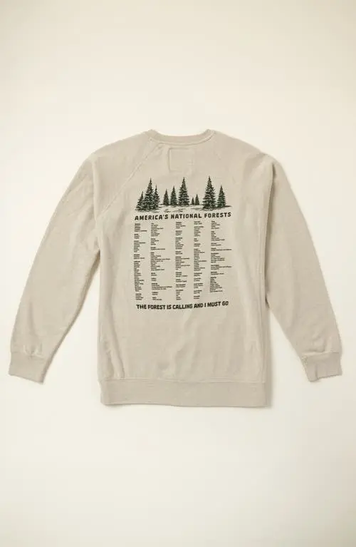 UNCOMMON GOODS Wild Tribute National Forests Bucket List Sweatshirt