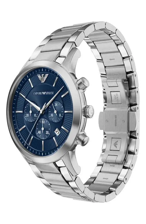 Emporio Armani Chronograph Stainless Steel Bracelet Watch