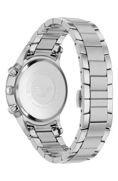 Emporio Armani Chronograph Stainless Steel Bracelet Watch