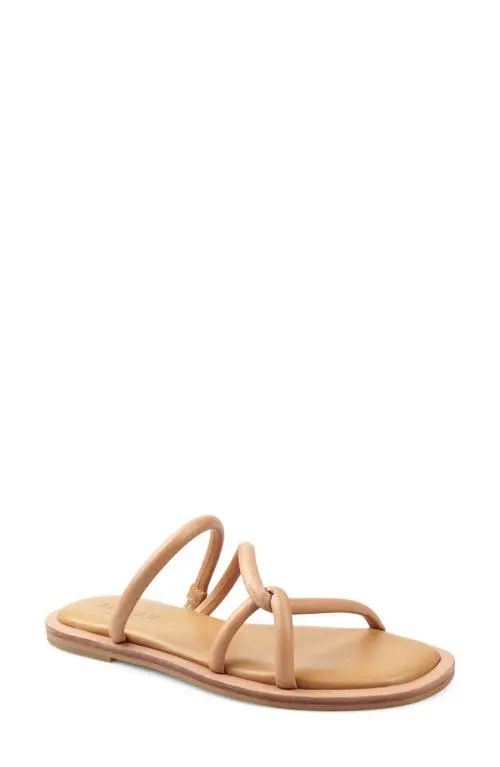 ARTISAN CRAFTED BY ZIGI Bax Leather Slide Sandal - Tan Leather