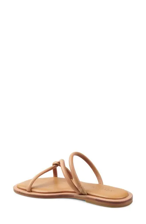 ARTISAN CRAFTED BY ZIGI Bax Leather Slide Sandal - Tan Leather