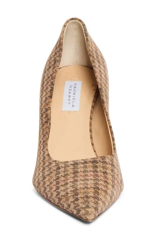 Gabriela Hearst Edwina Pointy-toe Tweed Pump
