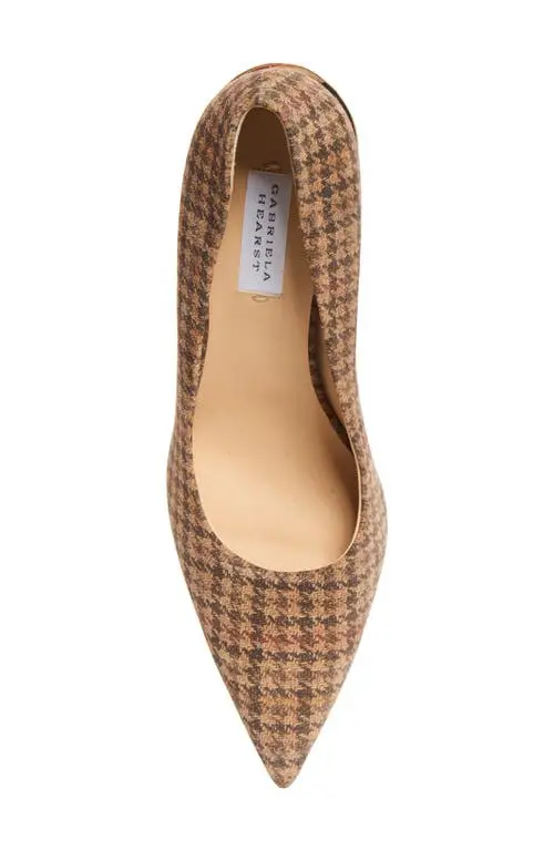 Gabriela Hearst Edwina Pointy-toe Tweed Pump