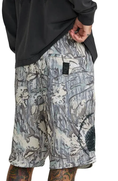 Rvca X Tapout Printed Mesh Shorts