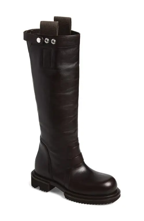 Rick Owens Gabe Pull-on Knee High Boot