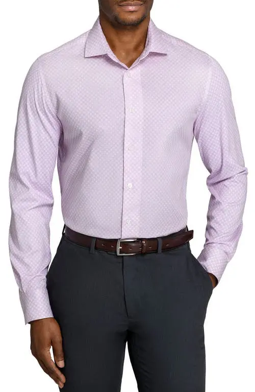 W.R.K Slim Fit Cross Geo Reworked Button-up Shirt