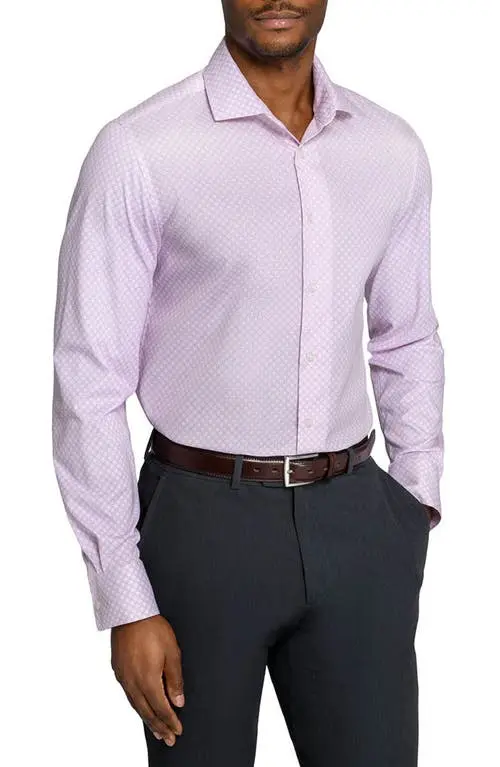 W.R.K Slim Fit Cross Geo Reworked Button-up Shirt