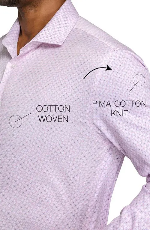 W.R.K Slim Fit Cross Geo Reworked Button-up Shirt