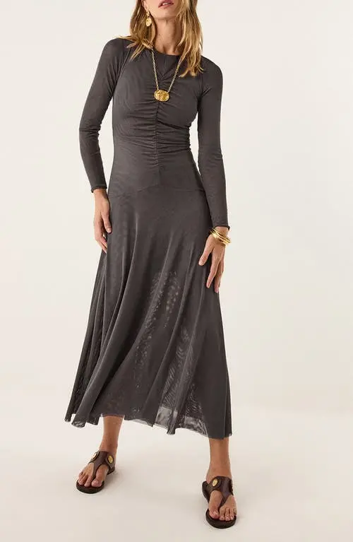 VIX PAULA HERMANNY Susana Midi Cover-up Dress - Grey