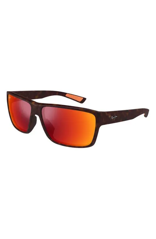 Maui Jim 58mm Hawaii Lava Uila Af 58mm Polarized Square Sunglasses