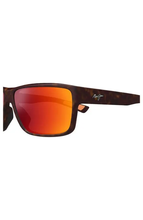 Maui Jim 58mm Hawaii Lava Uila Af 58mm Polarized Square Sunglasses