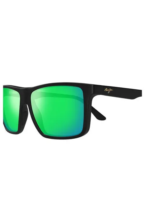 Maui Jim Mamalu Bay 62mm Polarizedplus2® Oversize Square Sunglasses