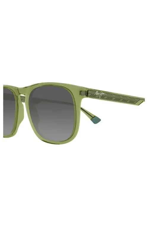 Maui Jim Kupaa 62mm Polarizedplus2® Oversize Oval Sunglasses
