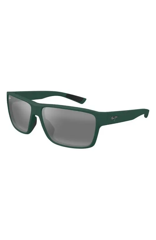 Maui Jim Uila Af 59mm Polarizedplus2® Rectangular Sunglasses