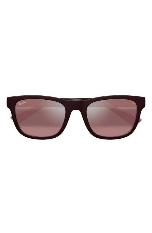 Maui Jim Kapii 56mm Polarizedplus2® Square Sunglasses