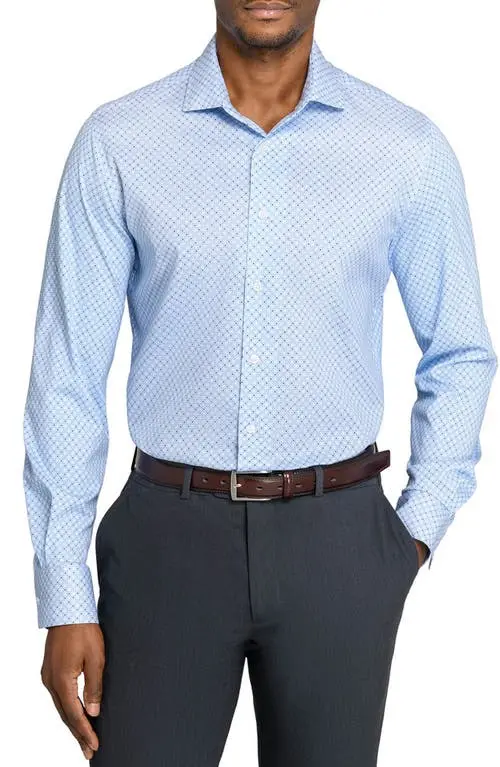 W.R.K Slim Fit Cross Geo Reworked Button-up Shirt