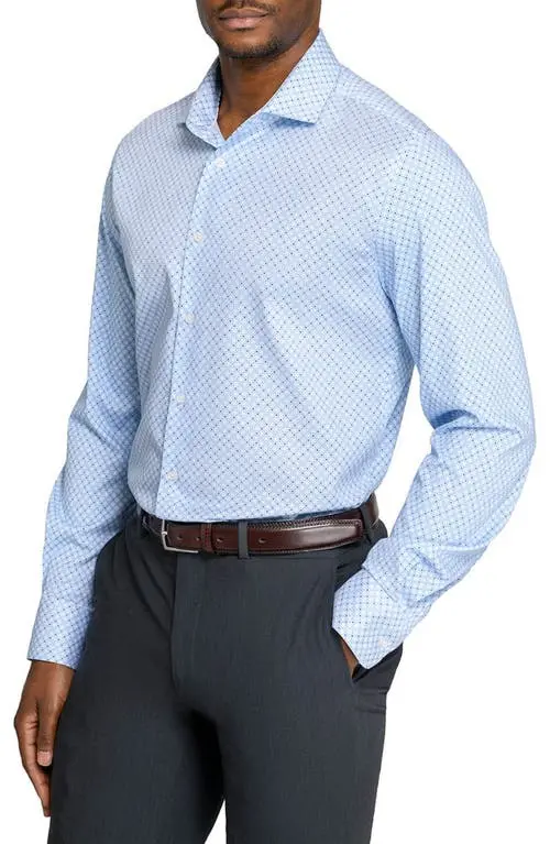 W.R.K Slim Fit Cross Geo Reworked Button-up Shirt