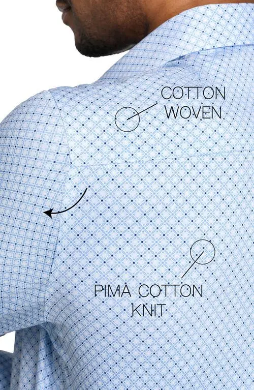 W.R.K Slim Fit Cross Geo Reworked Button-up Shirt