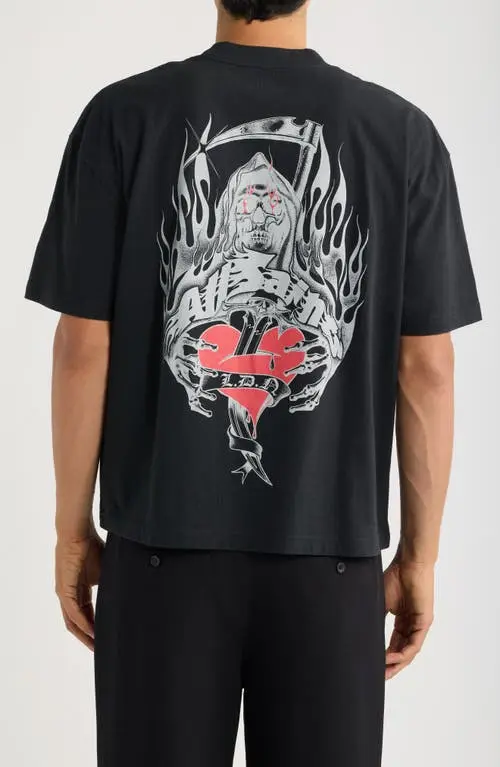 ALLSAINTS Scimitar Graphic Organic Cotton T-shirt