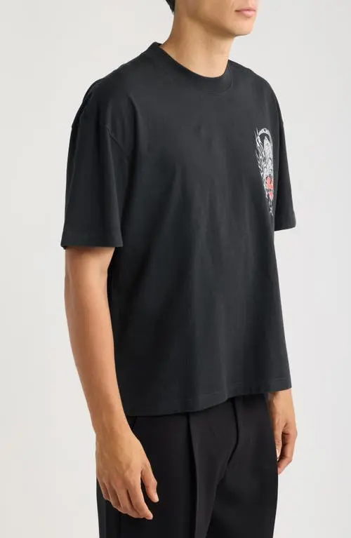 ALLSAINTS Scimitar Graphic Organic Cotton T-shirt