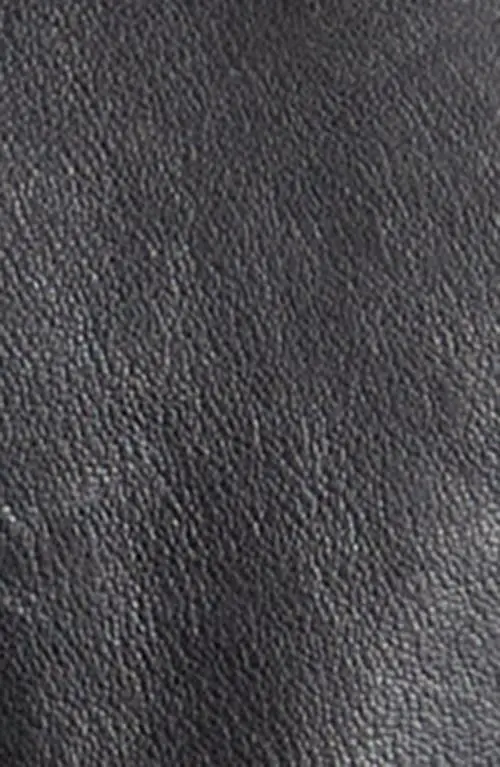 ARMA Bina Vegetable Lambskin Leather Cape Jacket