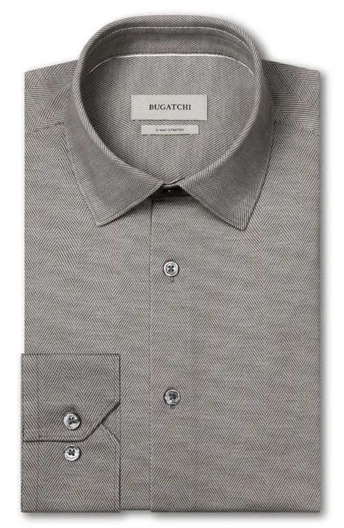 Bugatchi James Ooohcotton Performance Long Sleeve Shirt - Olive