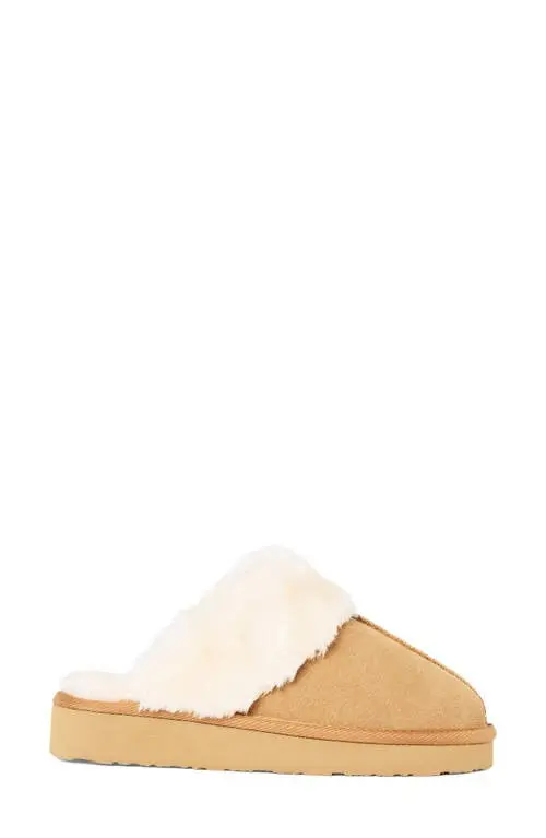 Minnetonka Chesney Hi Scuff Slipper - Cinnamon