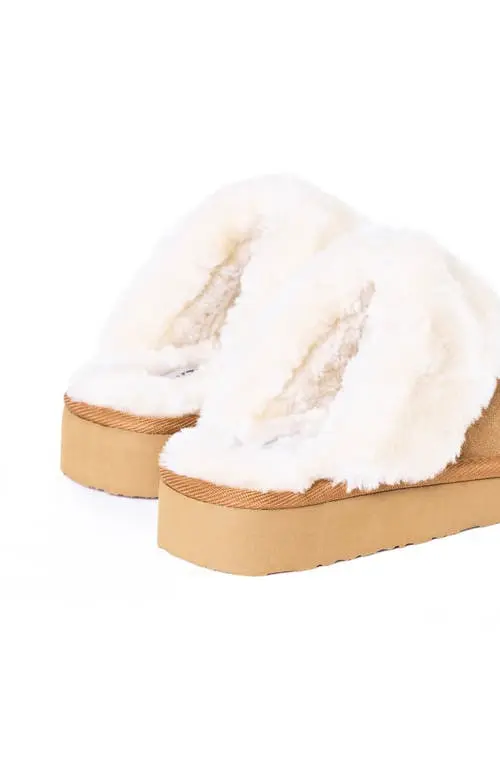 Minnetonka Chesney Hi Scuff Slipper - Cinnamon