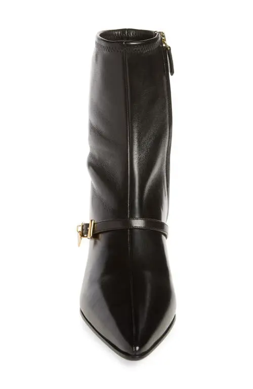 Prada Stretch Leather Ankle Boot