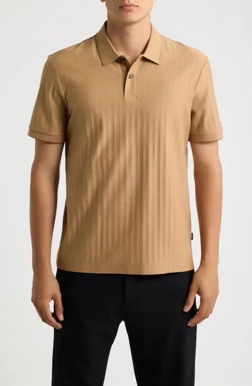 BOSS H-parlay Cotton Polo - Medium Beige