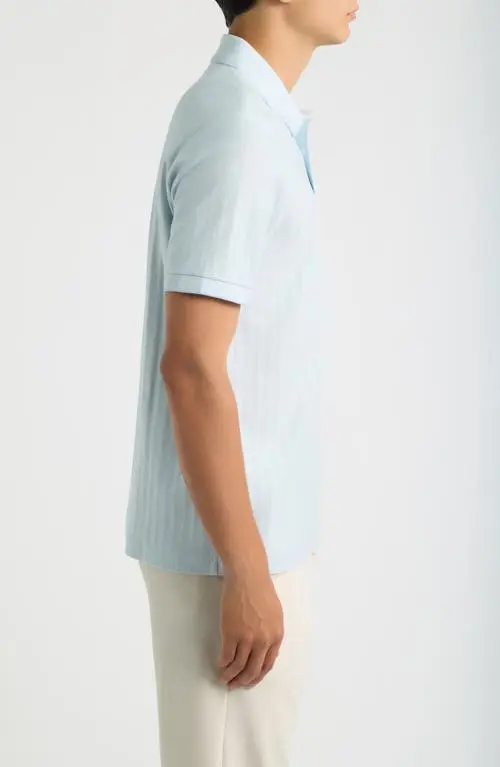 BOSS H-parlay Cotton Polo - Open Blue