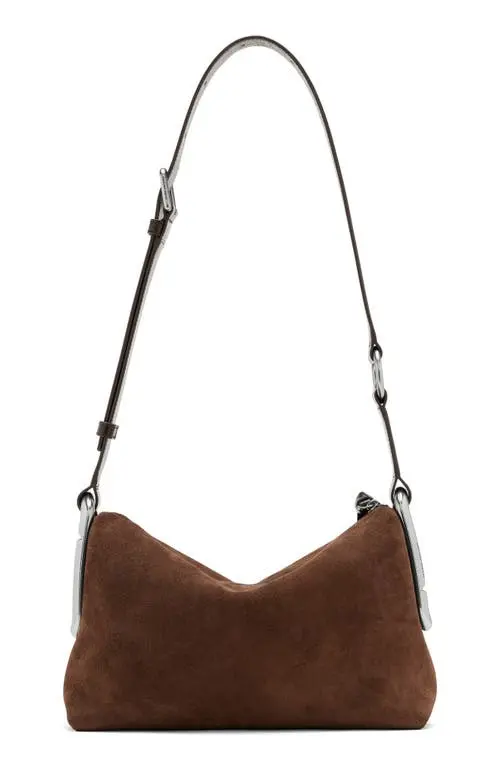 Marc Jacobs Scene Medium Crinkled Leather Shoulder Bag - Dark Brown