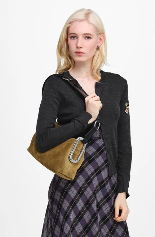 Marc Jacobs Scene Medium Crinkled Leather Shoulder Bag - Hazelnut