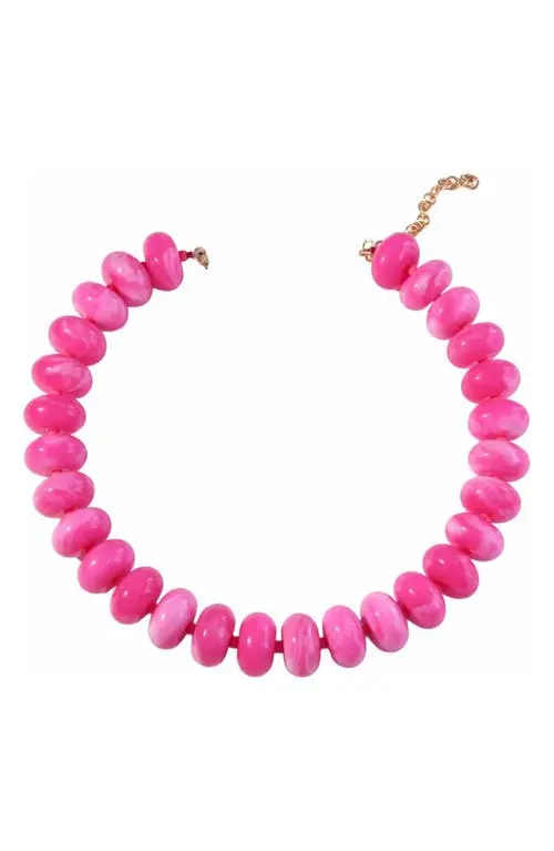 MACRAE & CO. Highlands Bauble Collar Necklace - Pink
