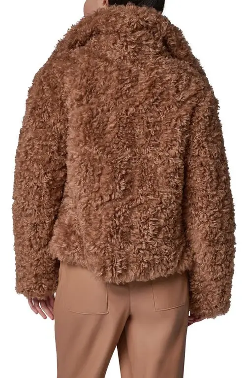 Donna Karan New York Faux Fur Teddy Jacket