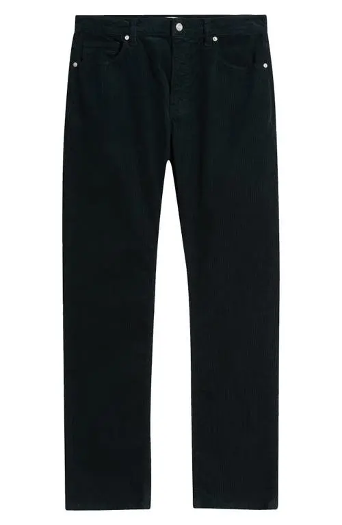 FRAME Modern Fit Straight Leg Stretch Corduroy Pants - Dark Navy