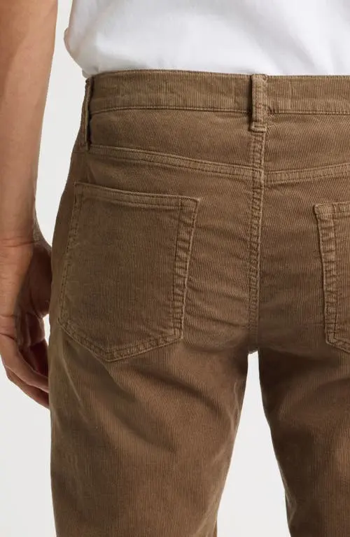FRAME Modern Fit Straight Leg Stretch Corduroy Pants - Soft Taupe