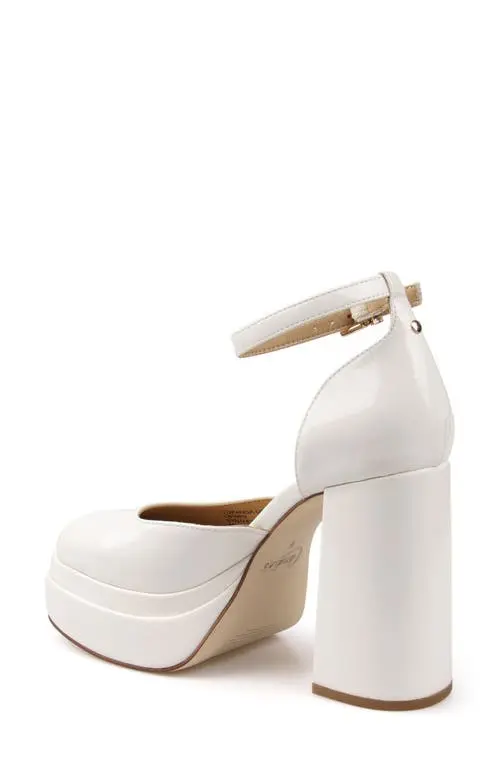 CANDIE'S Topanga Ankle Strap Platform Pump - Ofwfx