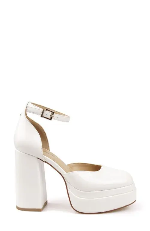 CANDIE'S Topanga Ankle Strap Platform Pump - Ofwfx