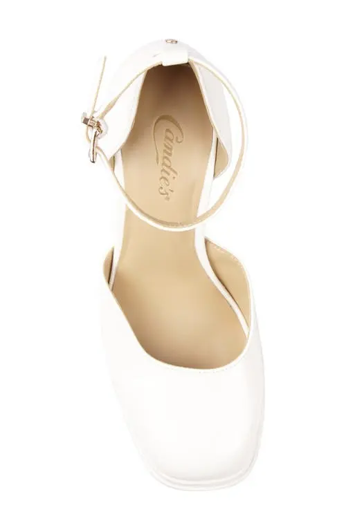 CANDIE'S Topanga Ankle Strap Platform Pump - Ofwfx