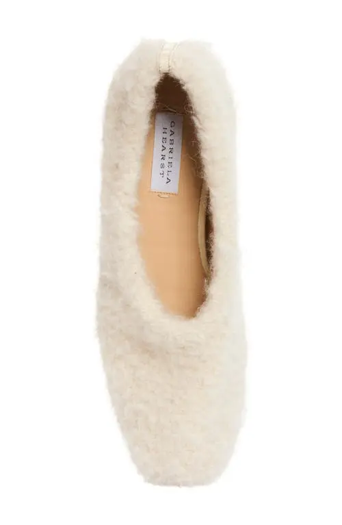 Gabriela Hearst Emperor Faux Shearling Flat