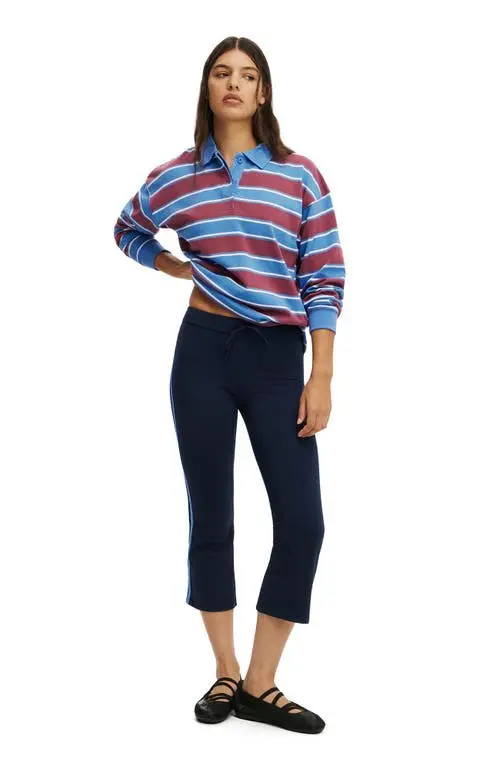 Cotton:on Relaxed Fit Striped Rugby Jersey