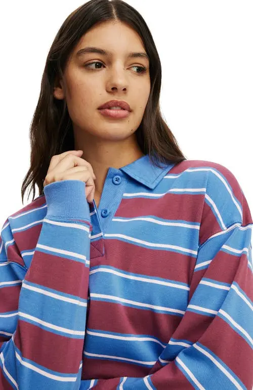 Cotton:on Relaxed Fit Striped Rugby Jersey