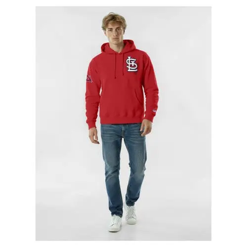 Champion St. Louis Cardinals Reverse Weave Chenille Hoodie - Red